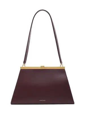 ANINE BING Anine Smooth Leather Bag - Fig