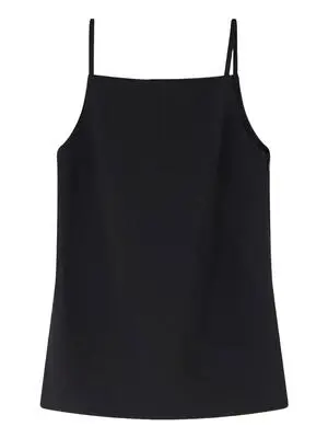 R2W Square-neck Sleeveless Top - Black