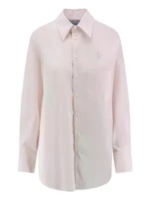 Seafarer Embroidered Logo Patch Pocket Shirt - Pink
