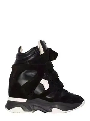 Isabel Marant Étoile Balksee Wedge Sneakers Black