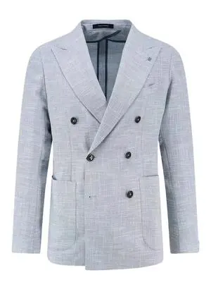Tagliatore Double-breasted Blazer - Blue