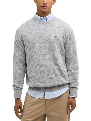 Barbour Flaxby Crewneck Sweater - Navy