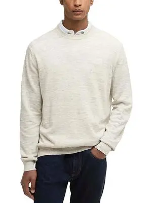 Barbour Flaxby Crewneck Sweater - Neutral