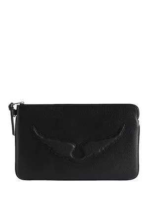 Zadig&Voltaire Angel Leather Pouch - Black