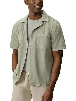 ALEX CRANE Air Cotton Camp Shirt - Riverstone