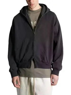 Fear Of God Double-zip Long-sleeve Hoodie - Black