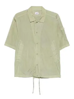 C.P. COMPANY Chrome-r Drawstring Shirt - Green