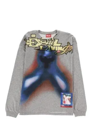 DIESEL® T-boxt-ls-v1 Sweatshirt - Grey