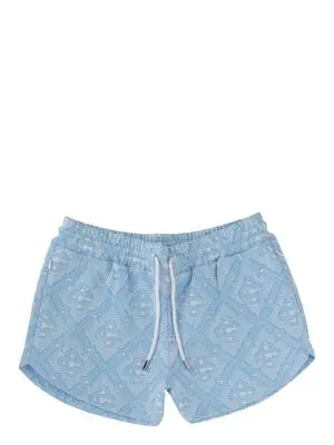 CASABLANCA Monogram Weave Shorts