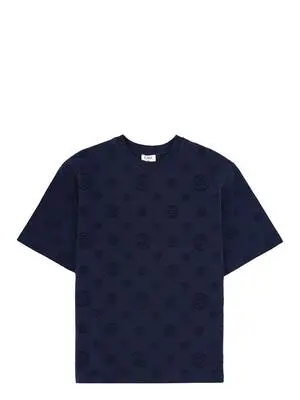 Casablanca T-shirt With Monogram Details Blue