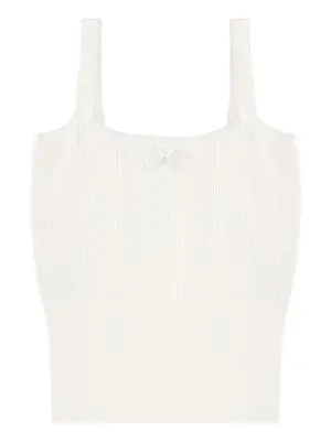 JW Anderson Top With Bow Detail - White