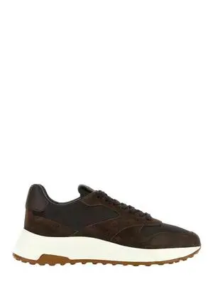 Hogan Hyperlight Lace-Up Sneakers Brown