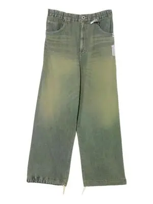 Mihara Yasuhiro Logo Patch Jeans - Blue