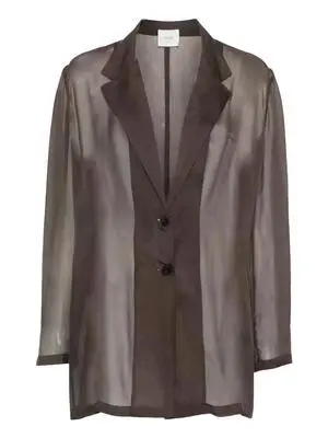 ALYSI Buttoned Blouse - Brown