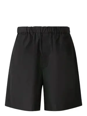 JIL SANDER Elasticated-waistband Shorts - Black