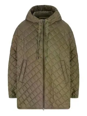 Herno Quilted Hooded Jacket - Green