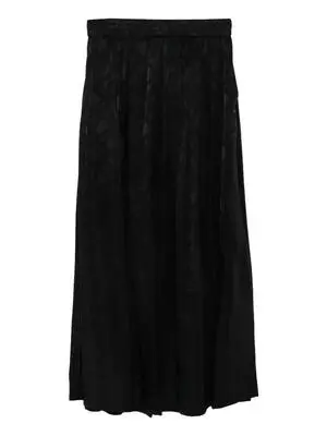 ELEH Patterned Skirt - Black