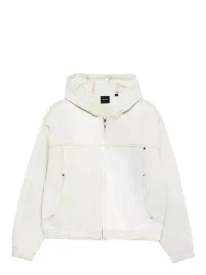 DAILY PAPER Patterned Hooded Jacket - Neutrals