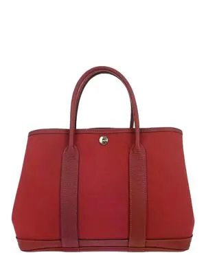 Hermès 2019 Garden Party 30 TPM Tote Bag Red