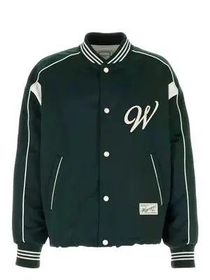 WOOYOUNGMI Logo Bomber Jacket - Green