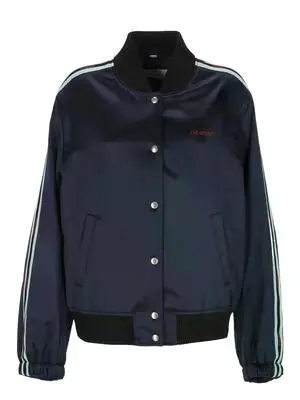 Off-White Striped Bomber Jacket - Blue