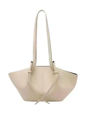 Yuzefi Satchel With Knot Detail - Neutrals