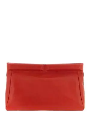 ARMARIUM Embossed-Logo Leather Clutch