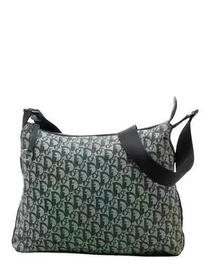 Dior 2011 Diorissimo Trotter Canvas Crossbody Bag - Blue