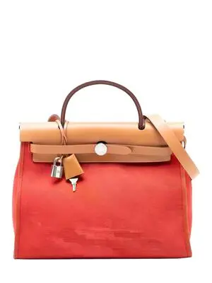 Hermès 2017 Herbag Zip 31 Satchel - Brown