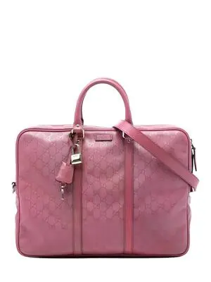 Gucci Gg Imprime Business Bag - Pink
