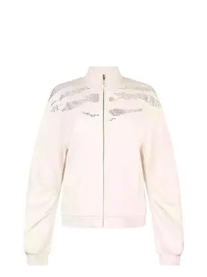 LIU JO Embellished Zip-Up Sweatshirt
