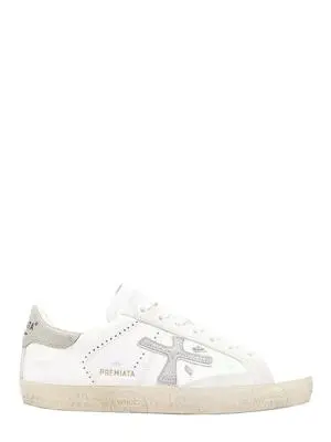 PREMIATA Premiata Steven 8127 Leather Sneakers With Luminous Detailing