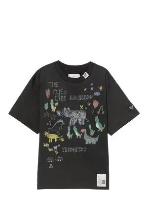Mihara Yasuhiro Graphic-print T-shirt - Black