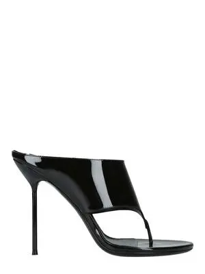 Paris Texas Patent Leather Lidia 105 Sandals - Black