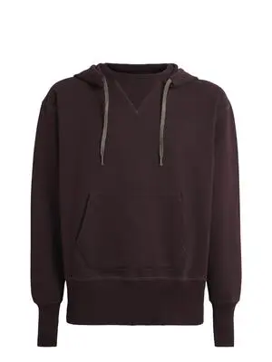MAISON MARGIELA Cotton Distressed Hoodie - Red