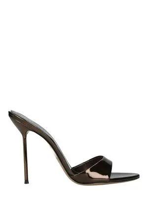 Paris Texas Patent Leather Lidia Mules 105 Brown