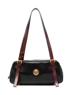 Versace Medusa Appliqué Bowling Bag - Black