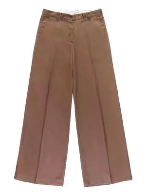 NINE:INTHE:MORNING Nadia Straight Trousers - Brown