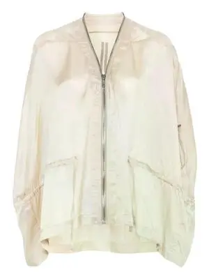 Rick Owens Zip-up Jacket - Neutrals