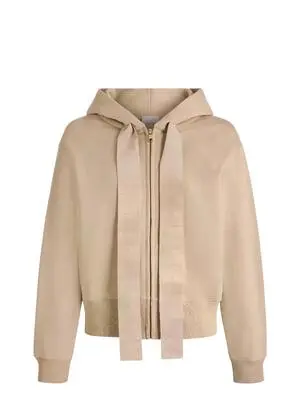 PATOU Zipped Hoodie - Neutrals