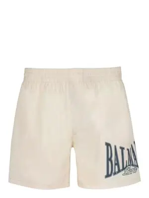 Balmain Printed Swim Shorts - Neutrals