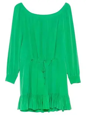 Moschino 2000s Ruffle Dress - Green