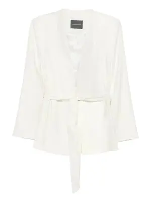 LORENA ANTONIAZZI Tie-Belt Jacket