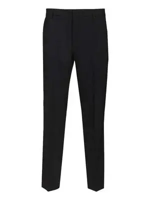 Emporio Armani Emblem Tailored Trousers - Blue