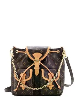 LOUIS VUITTON Excursion Monogram Canvas Pm Backpack - Brown