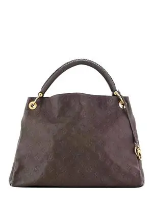 LOUIS VUITTON Artsy Mm Hobo Bag Monogram Empreinte Leather - Brown