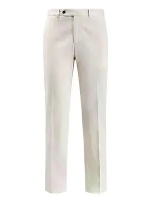 PT TORINO Logo-detail Trousers - Neutrals