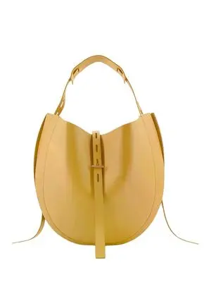MINOBOSSI Lizzie Leather Shoulder Bag - Neutrals