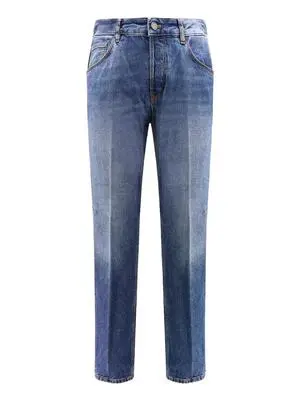 PT TORINO Reggae Five-Pocket Tapered Trousers Blue