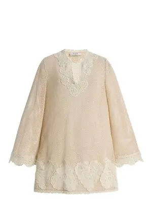 Sea Madelyn Crocheted Tunic - Ivory